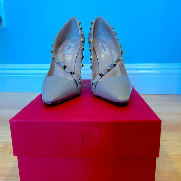 Valentino | Shoes | Valentino Stud Heels | Poshmark